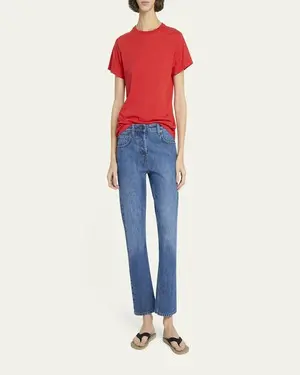 THE ROW Riaco Slim-leg Ankle Jeans