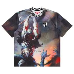 Supreme X Frank Frazetta Soccer Jersey - Multicolor