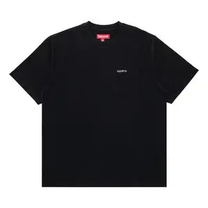 Supreme Short-sleeve Pocket Tee - Black