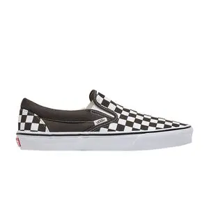 VANS Classic Slip-on In Checkerboard - Brown
