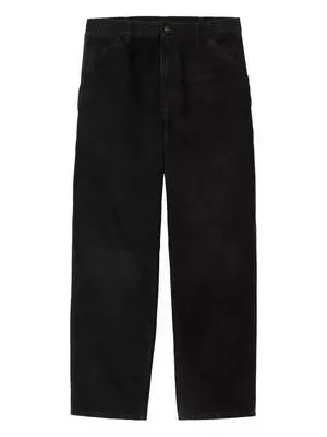 Carhartt Work In Progress Black Wash Bottoms For Men