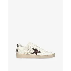 GOLDEN GOOSE Ball Star Leather Low-top Trainers - White/comb