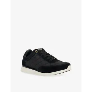 DUNE Everglow Quilted Leather Trainers