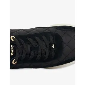 DUNE Everglow Quilted Leather Trainers