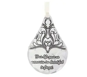 WENDELL AUGUST Teardrop Memorial Ornament - One-color
