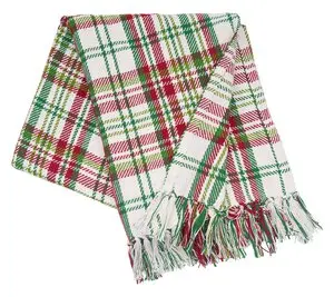 VALERIE PARR HILL Joel Plaid Throw Valerie - One-color