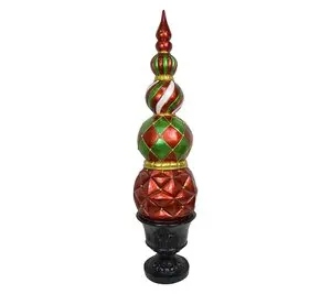FRASER HILL FARM 50 Resin Ball And Finial Topiary - One-color