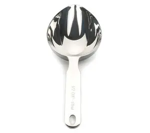 RSVP 1/2-cup Oval Measuring Scoop - One-color