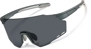 Zenni Sunglasses With Plastic Frame Gray With Gray Lens