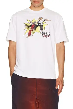 PUMA X Aries Graphic Tee In White