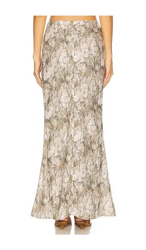 MONTCE Natalia Camouflage Print Skirt - Camo