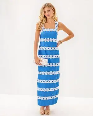 Lilly Pulitzer® Davis Maxi Dress - Sunwashed Blue