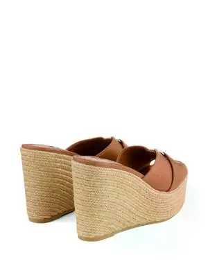 JIMMY CHOO Leda Espadrille Wedge - Brown