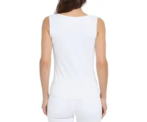 Lyssé Evie Scoop Neck Tank Top - White