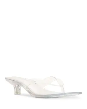 Steve Madden Tracie Jelly Sandals Clear