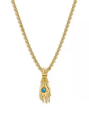 NIALAYA JEWELRY Hand-pendant Necklace - Gold