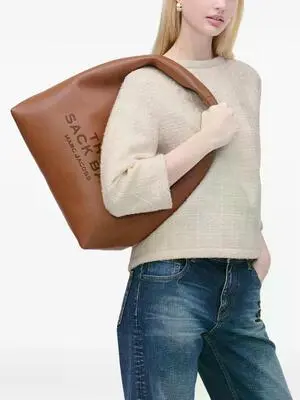 Marc Jacobs The Sack Logo-debossed Tote Bag - Brown