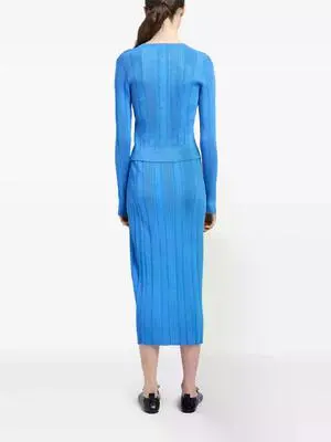 Proenza Schouler Ryanne Ribbed Skirt - Blue