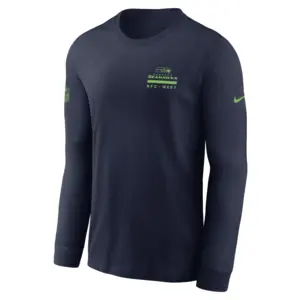 Nike Seattle Seahawks Nfl Long-sleeve T-shirt - Blue