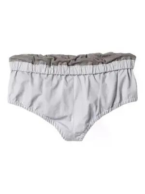 Miu Miu Cotton Briefs - Grey