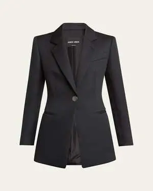 Giorgio Armani Cuffed Blazers For Women