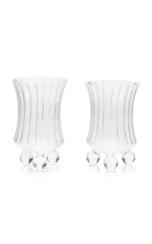 MODA DOMUS Le Jardin Set-of-two Wine Glasses - Clear
