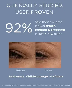 SOLARIS LABORATORIES NY Solaries Laboratories Ny Led Light Therapy + Targeted Vibration Eye Rejuvenation Device - White