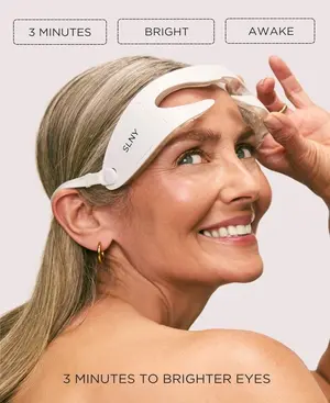SOLARIS LABORATORIES NY Solaries Laboratories Ny Led Light Therapy + Targeted Vibration Eye Rejuvenation Device - White