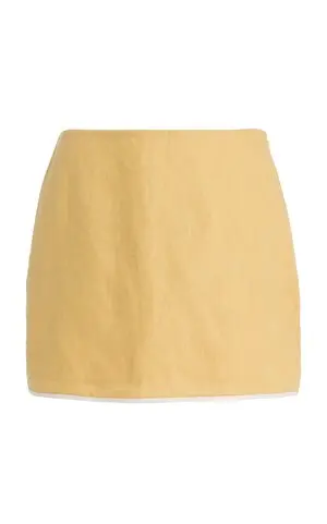 SIR. Carlotta Mini Skirt - Yellow