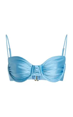 Jade Swim Mia Bikini Top - Blue