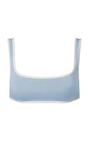 Onia Claire Bikini Top Blue