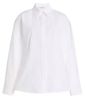 Lafayette 148 New York Bridgehampton Organic Cotton Poplin Shirt
