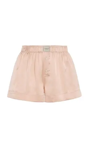 Comme Si Light Wash Shorts For Women
