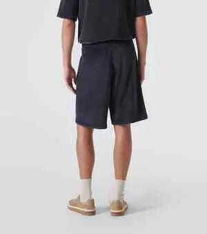 Loro Piana Murano Cotton And Silk Velour Bermuda Shorts