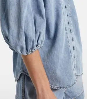 Zimmermann Lucky Denim Blouse