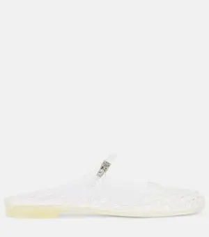 Tory Burch Mellow Mary Jane Mules - Transparent
