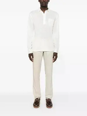 Polo Ralph Lauren Long-sleeve Linen Polo Shirt