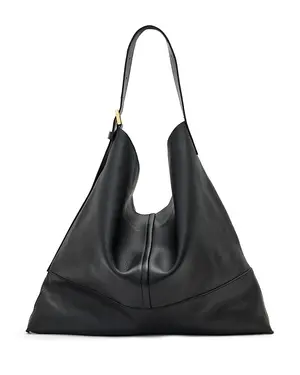 ALLSAINTS Asha Leather Shoulder Bag - Black
