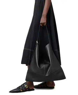 ALLSAINTS Asha Leather Shoulder Bag - Black