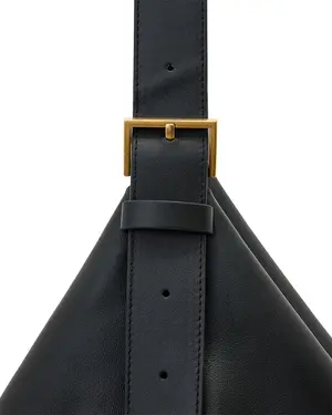 ALLSAINTS Asha Leather Shoulder Bag - Black