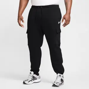 Nike Club Fleece Cargo Pants - Black