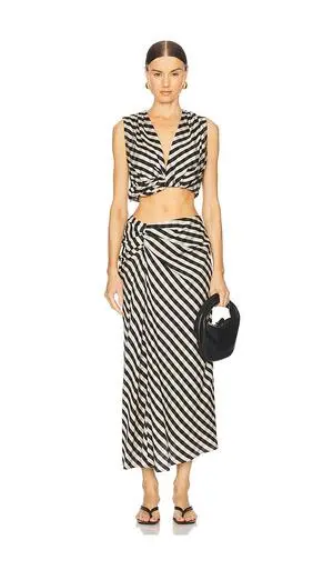 A.L.C. Brooklyn Cropped Voile Top