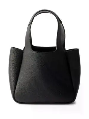 Prada Mini Leather Tote Bag - Black