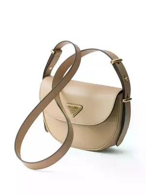 Prada Arqué Leather Shoulder Bag