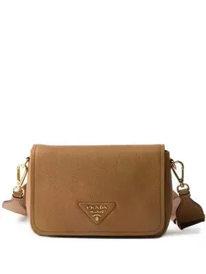 Prada Leather Shoulder Bag - Brown