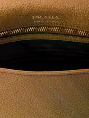 Prada Leather Shoulder Bag - Brown