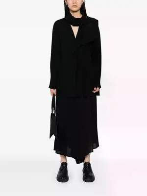 Yohji Yamamoto Scarf-collar Blazer