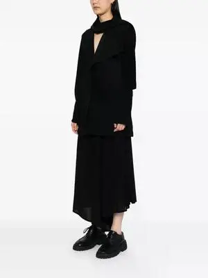 Yohji Yamamoto Scarf-collar Blazer