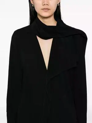 Yohji Yamamoto Scarf-collar Blazer