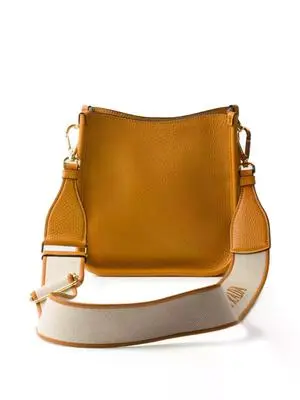 Prada Mini Leather Shoulder Bag - Orange